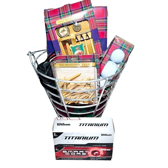 Golf Gifts & Gallery | Other | Golfers Ball Driving Range Basketbucket ...